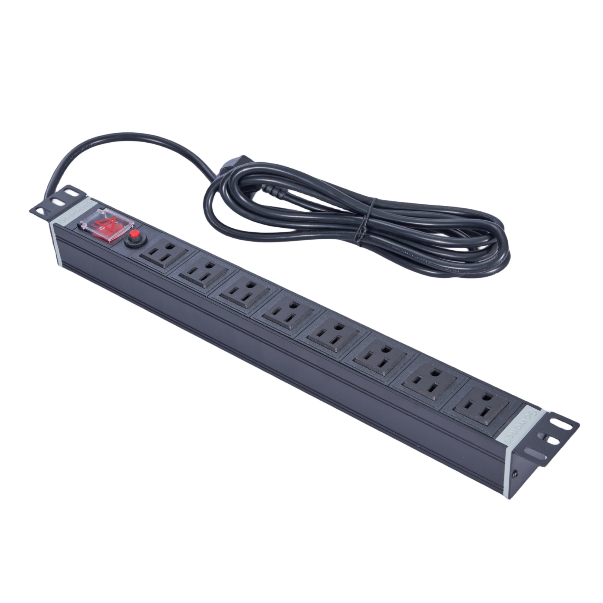 19 Inch Rack Mountable 8 Outlets Us Type Sockets Cabinet Pdu With ...
