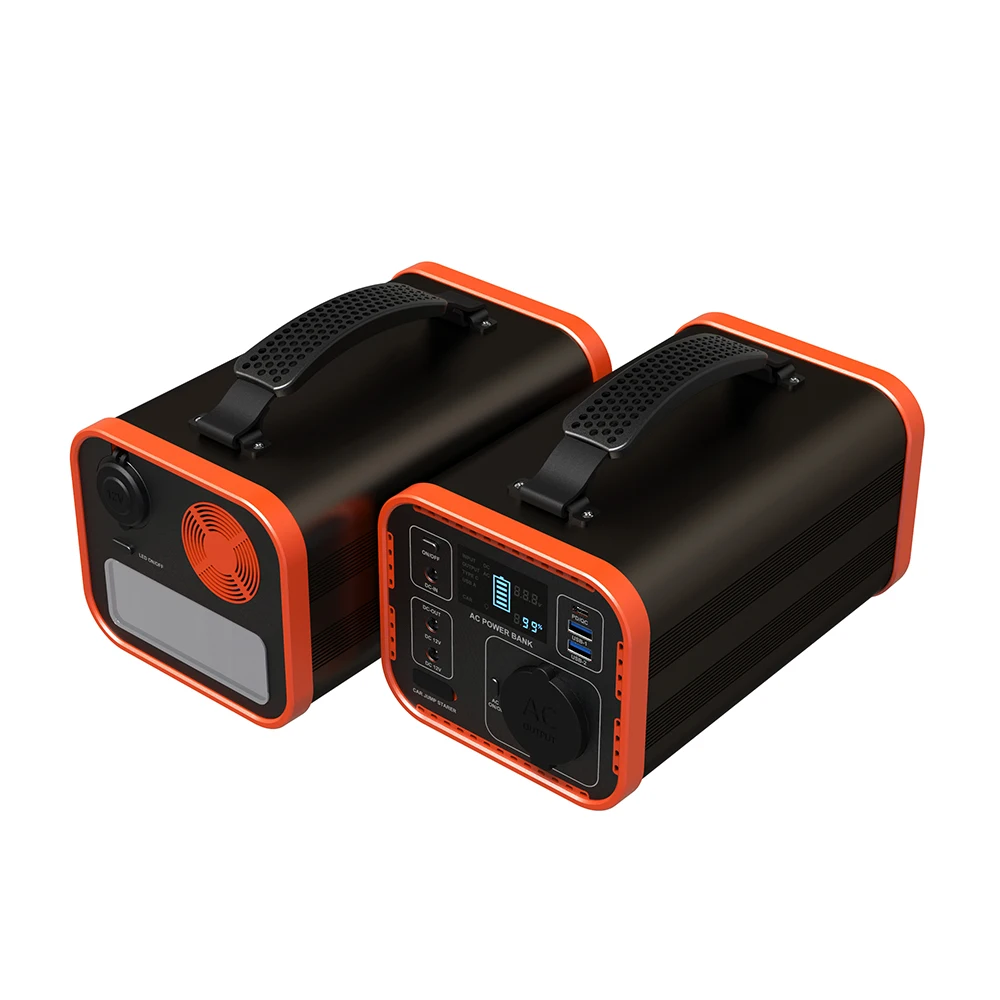 Ac 220v Output Dc Type C Input Portable Power Bank 300w Lithium Ion ...