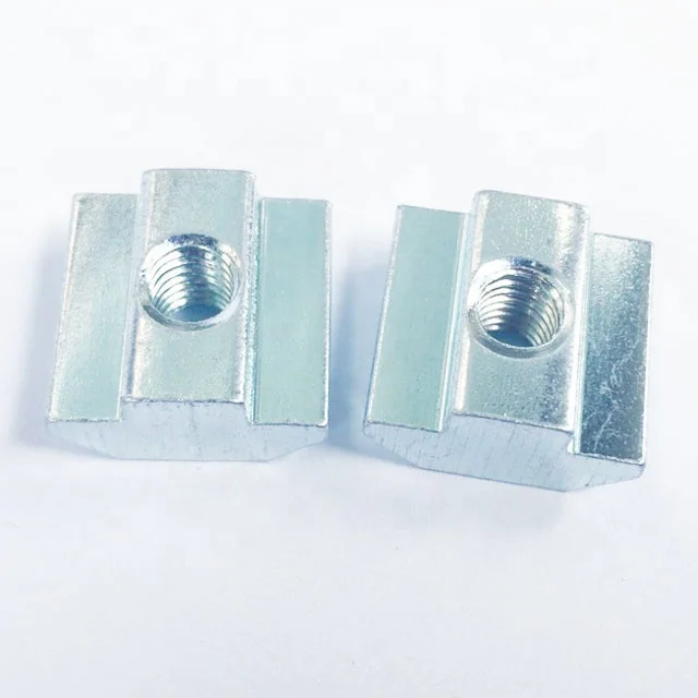 M4 M5 M6 M8 Self-Aligning T-Slot Sliding Nut - Carbon Steel