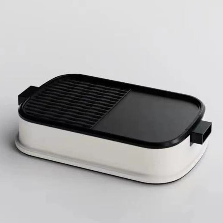 Smokeless Indoor Grill And Griddle With Interchangeable Plates And ...