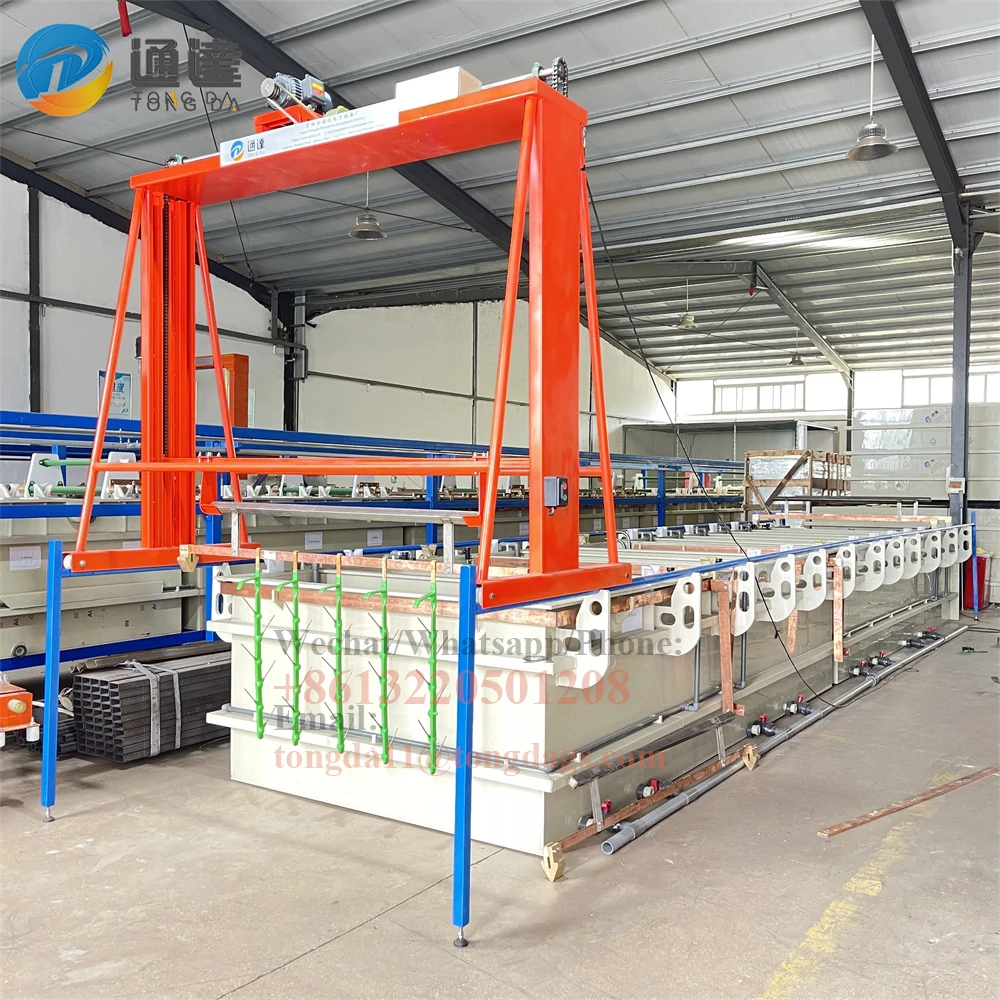 Tongda Zinc Plating Machine Hard Chrome Plating Line Tin Rolls ...