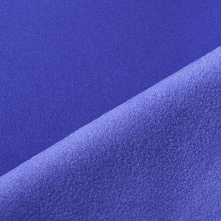 Polar Fleece Soft Shell Fabric Recycled Stretch Pongee Softshell Fabric ...