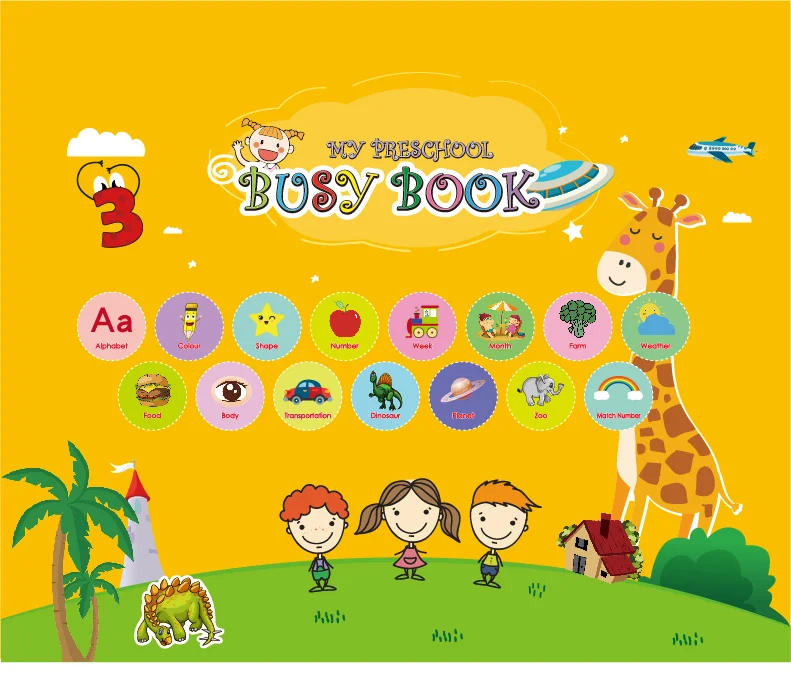 Best Seller Custom Design Toddler Interactive Busy Book Sets Montessori ...