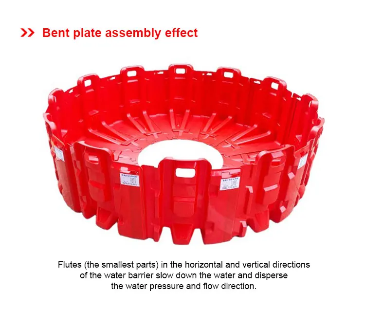 China Factory High Quality Portable Plastic Flood Barrier Block ...