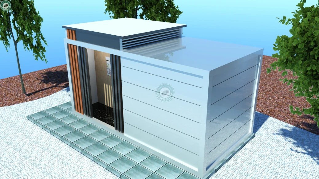 Modular Container Changing Room - Perfect for Sports Centers