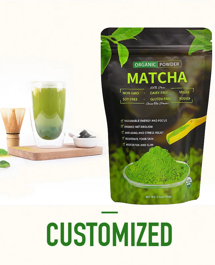 Private Label Wholesale Organic Japanese Matcha Green Tea Powder ...