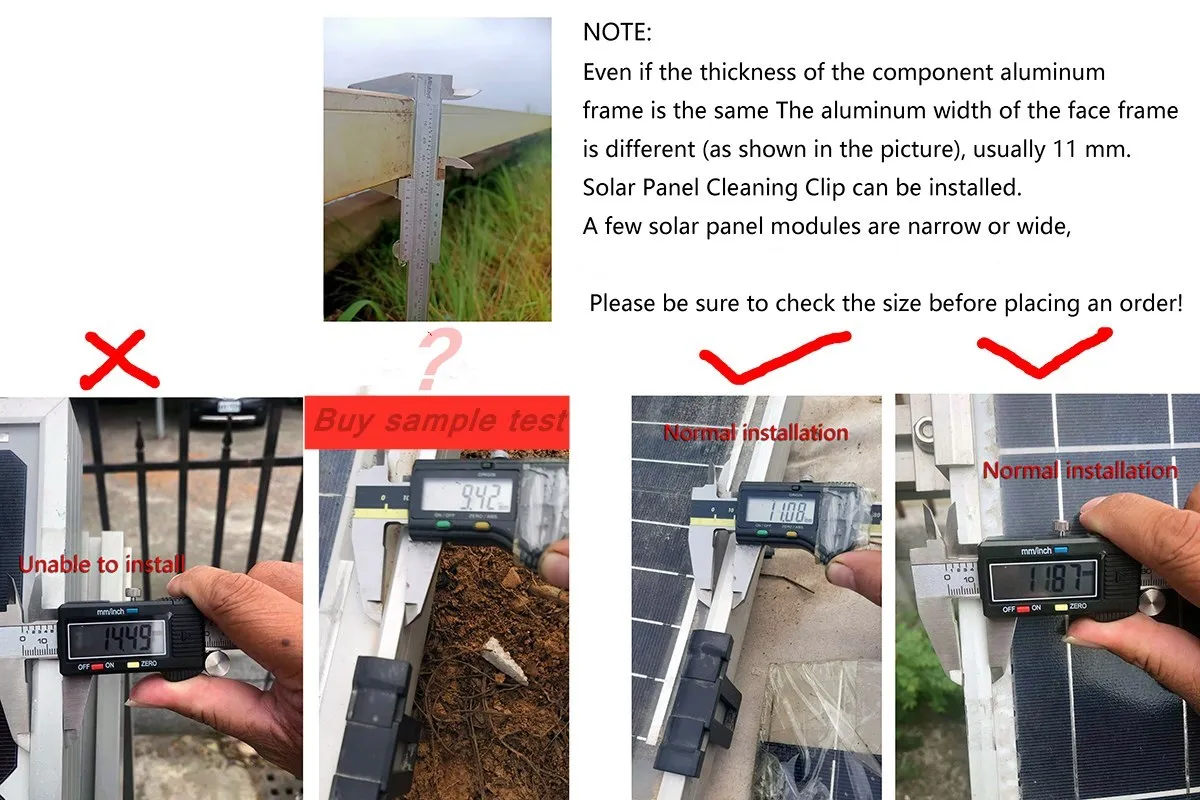 Solar Panel Drainage Clips - Efficient Water Management