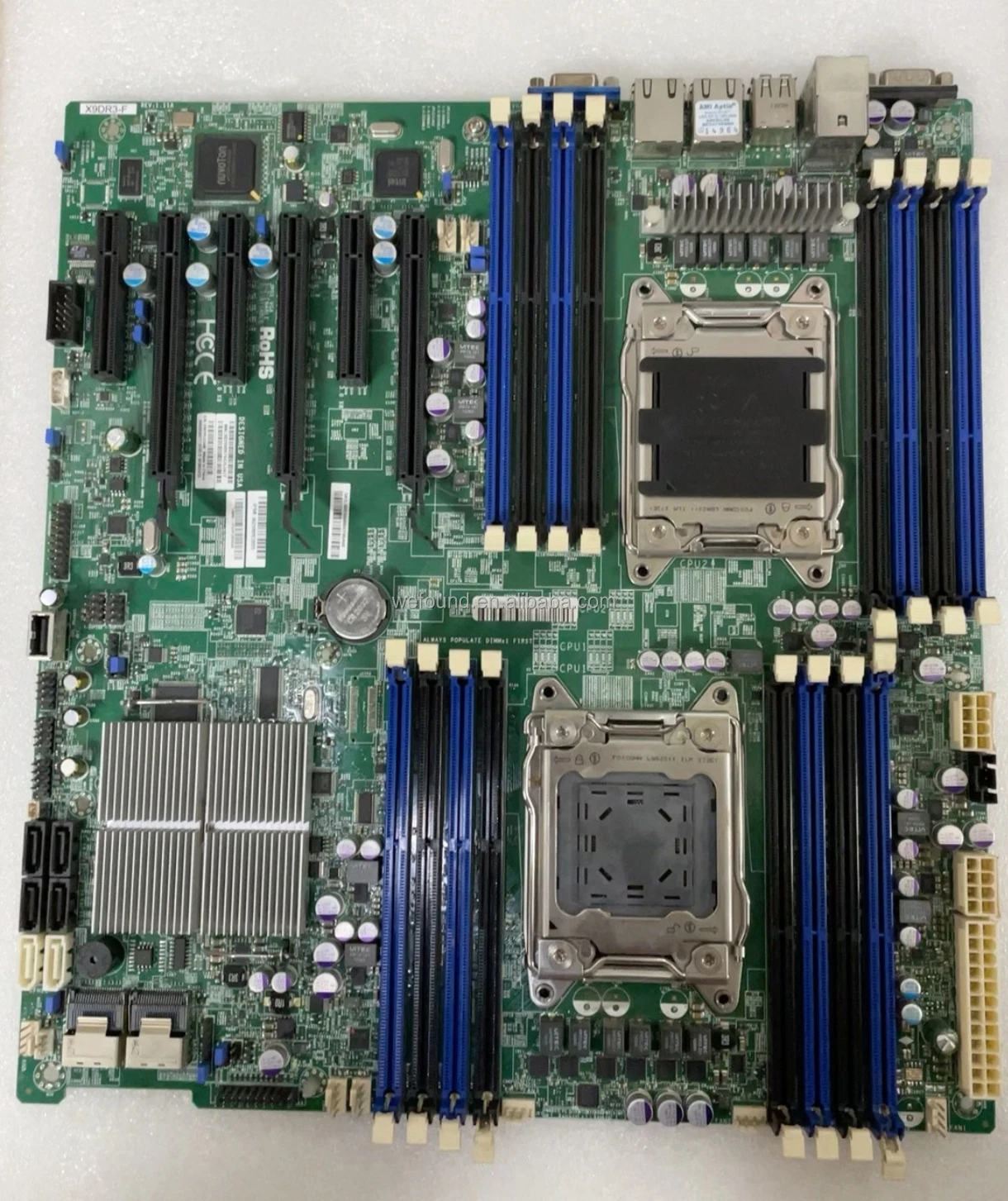 X9DR3-F Supermicro Motherboard - 8x SAS Ports, Refurbished