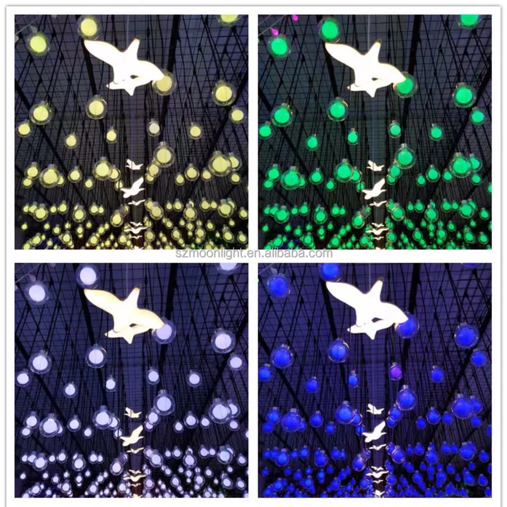 IP65 Waterproof Decorative Inner and Outer Ball String Light RGB Color ...