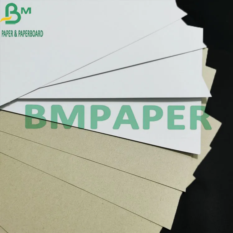 350g 400g Clay White Coated Grey Back Board Duplex Board For Packaging ...
