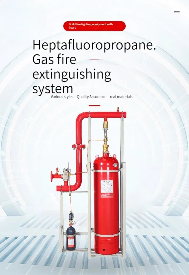 Fire Fighting Equipment Gas Release Fire Extinguisher Filled With Fm200 ...