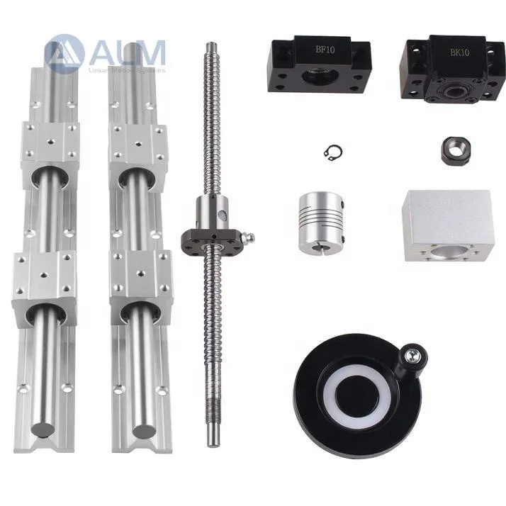 Sbr Round Linear Guide Rail With Linear Rail Shaft Support For Linear ...