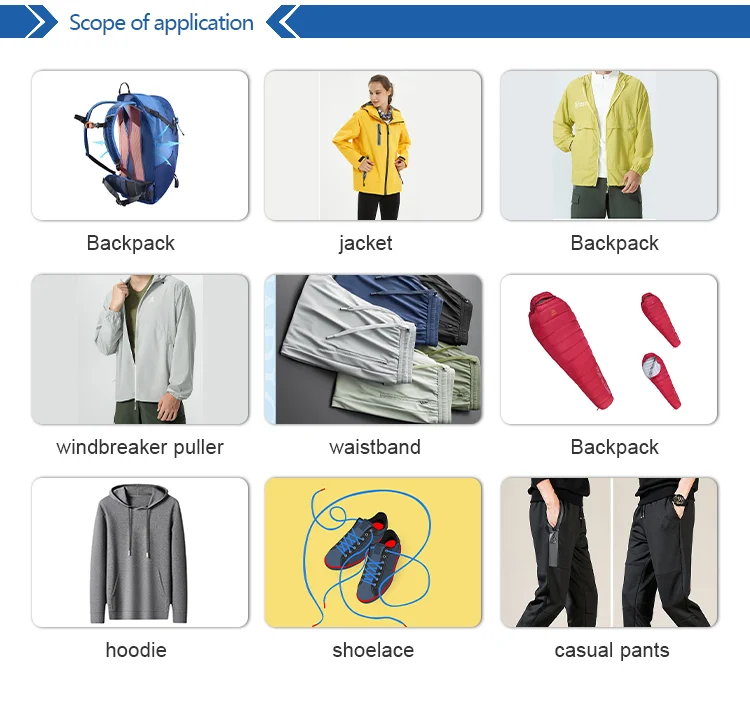 Custom Plastic Pull Tail Rope Zipper Head Hanging Rope Sunscreen ...