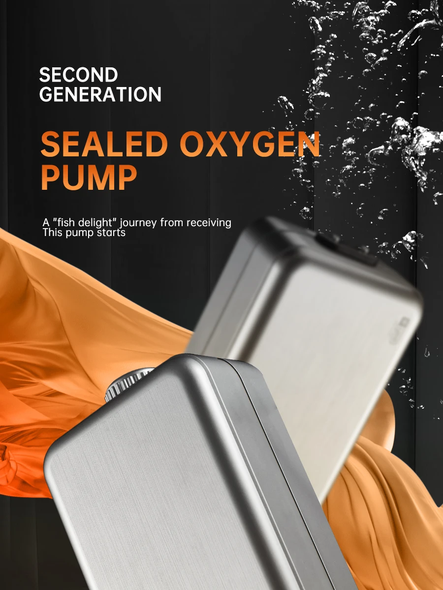 YEE Fish Tank Silent Oxygen Pump Adjustable air Volume Household Energy ...