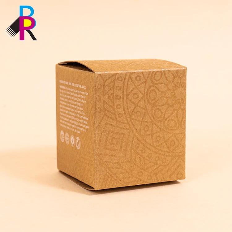Custom Folding Paper Boxes - Kraft Paper Slide Open Box
