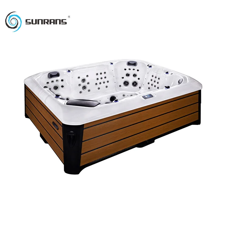 Sunrans Whirlpool Spa Massage Bathtub for 8 Person Use