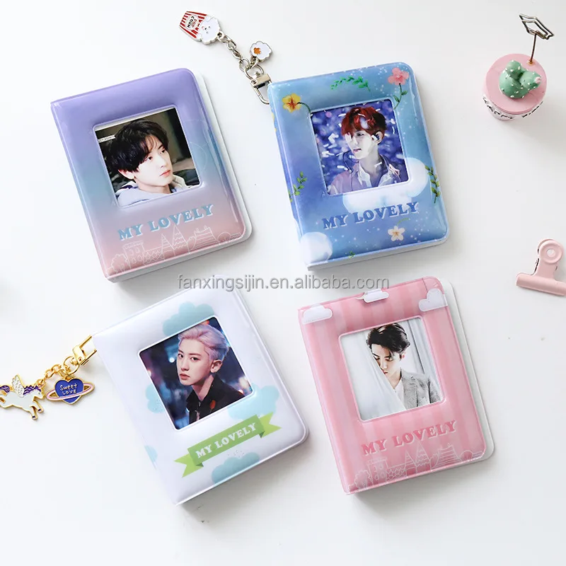 Factory Price Custom PVC Kpop Photocard Collect Book 3inch Mini Photo ...