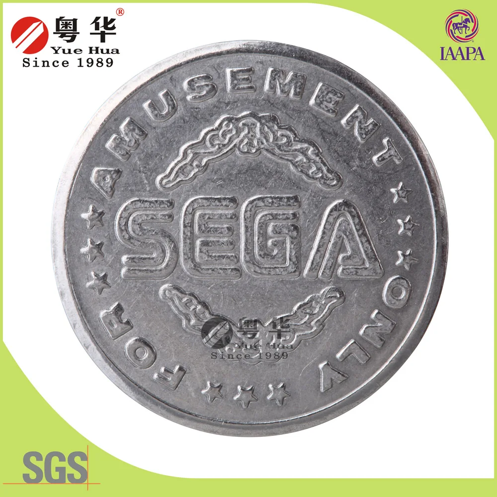 Stainless Steel Metal Game Board Tokens Coin Multicolor Arcade Token ...