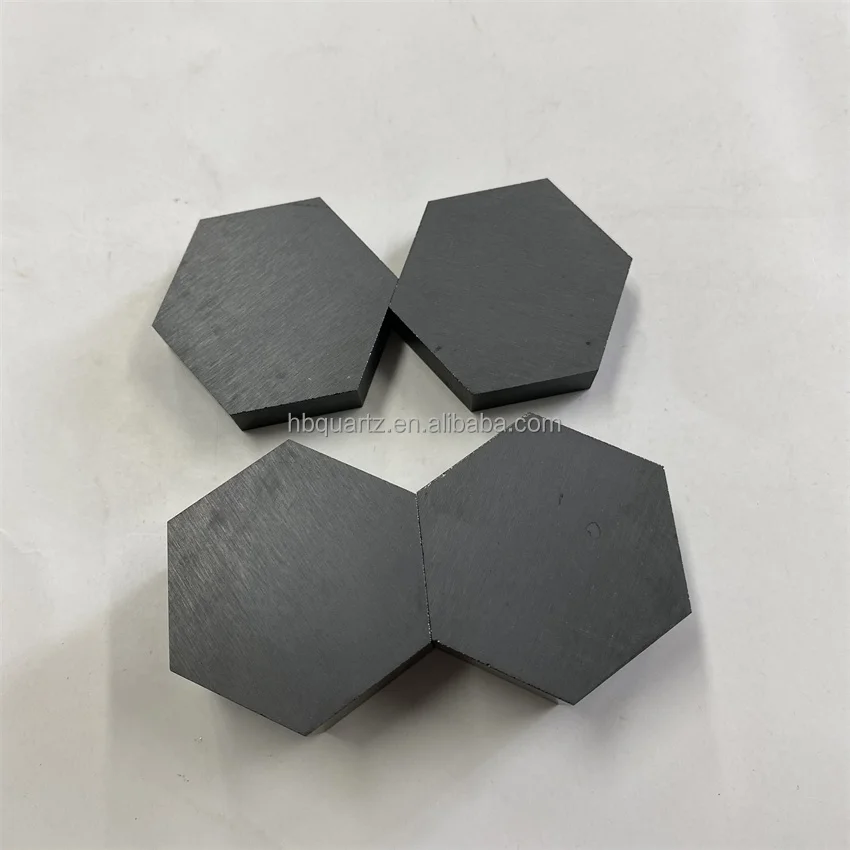 Sw40mm Curved Hexagonal Boron Carbide B4c Body Protection Ceramic Plate ...