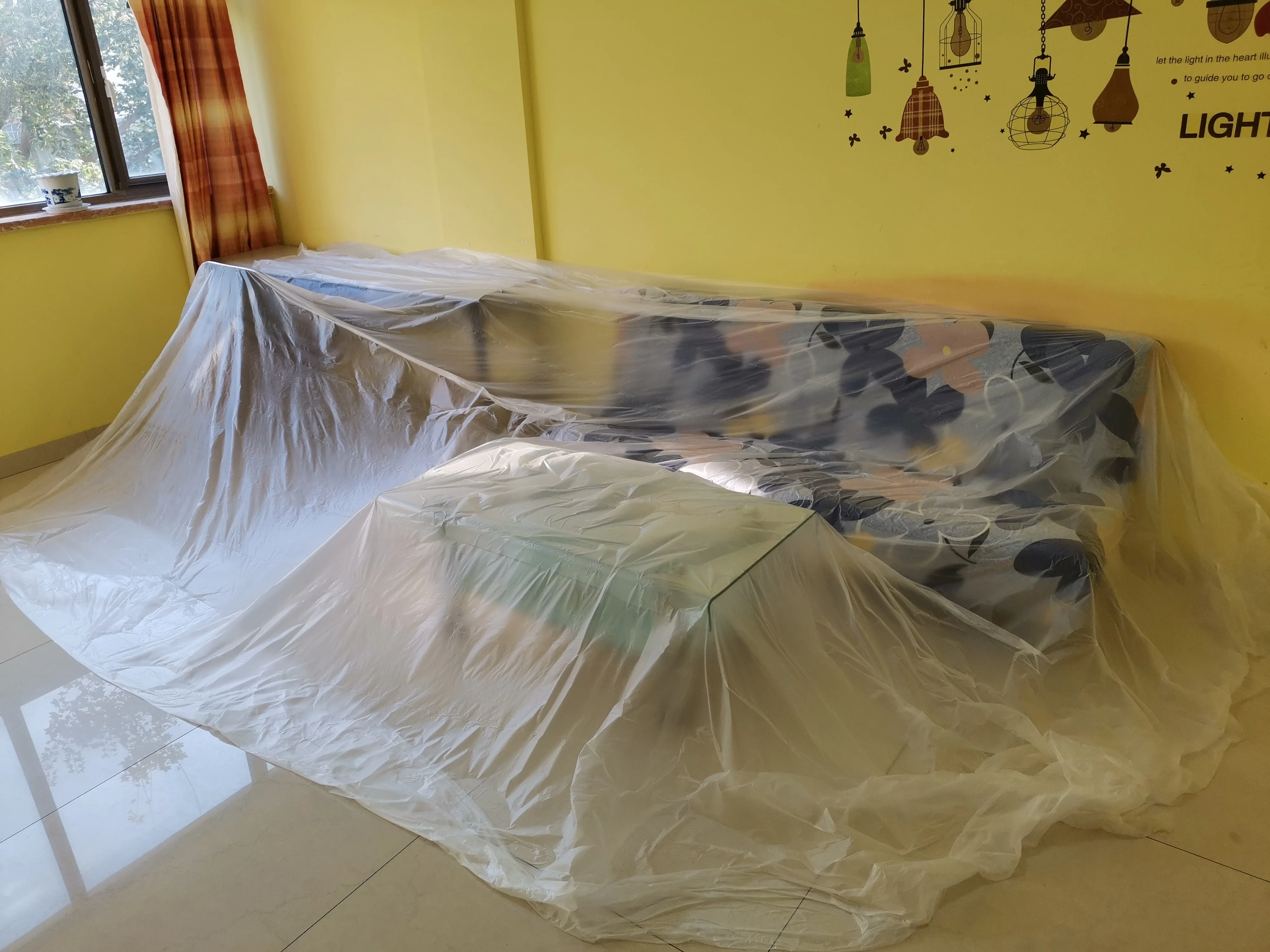 Pe Transparent Painter Drop Cloth Furniture Cover - Buy Painter Drop ...
