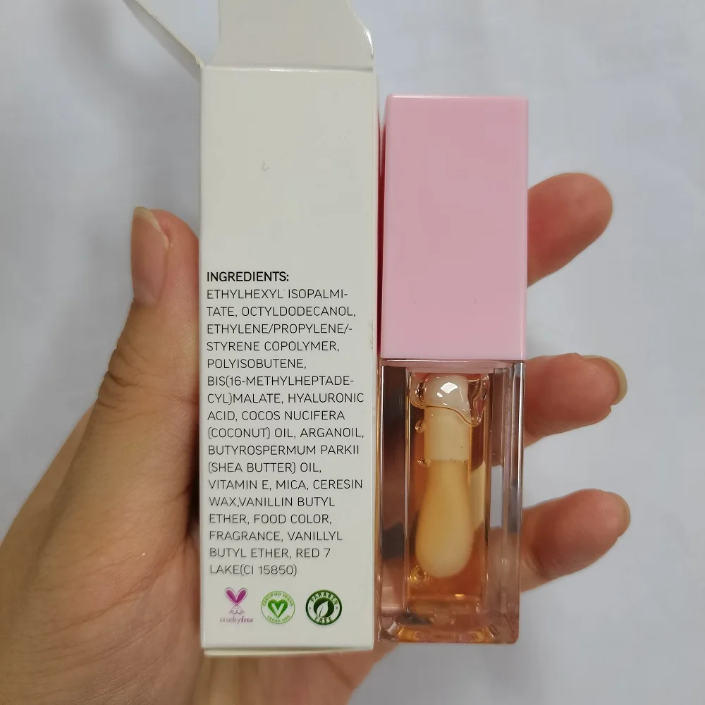 Color Changing Lip Gloss Plumper Tube Flavoring Oil Fruit Tint Glow ...