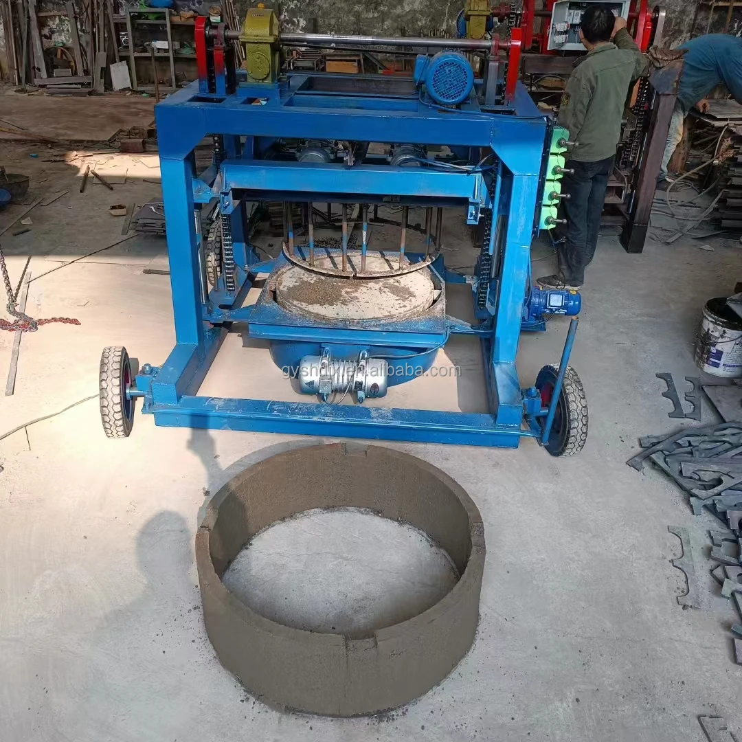 Manhole Culvert Drainage Concrete 1200MM Pipe Making Machinery Cement ...