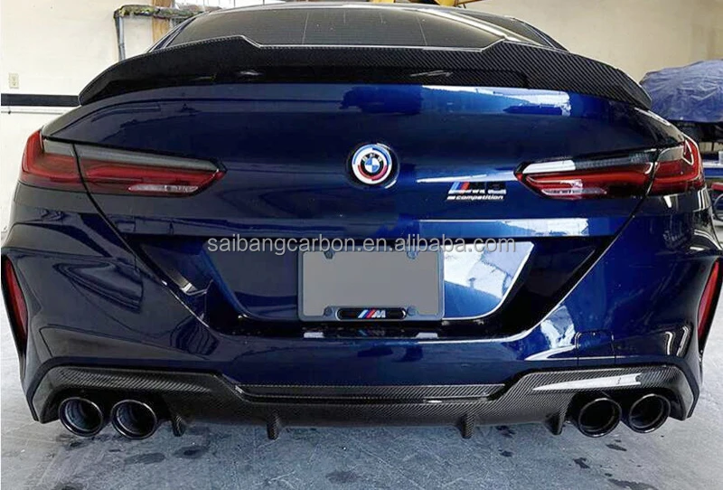 M8 Bodykit Mx Style Carbon Fiber Front Lip Side Skirts Diffuser For Bmw ...