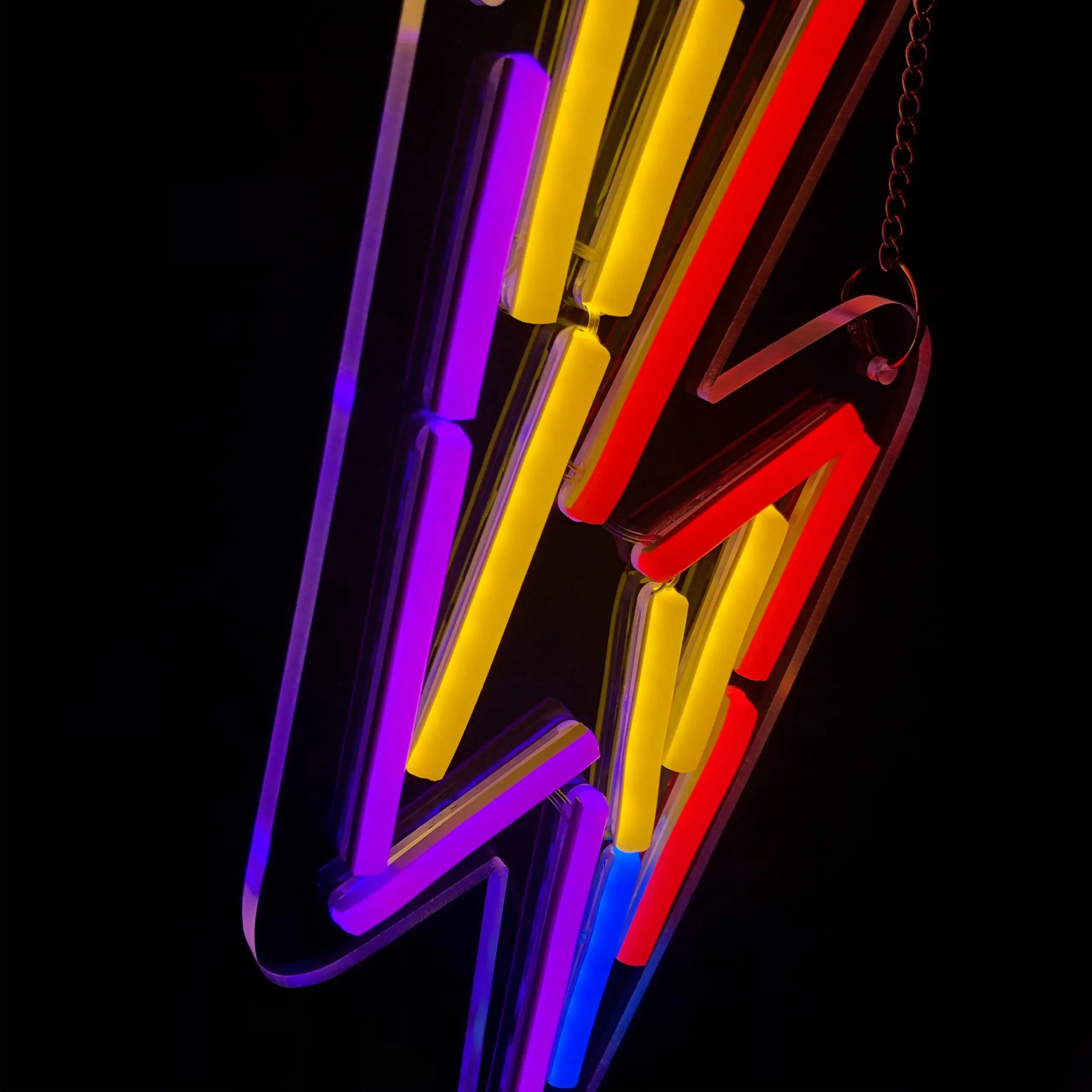 Lightning Bolt Neon Lights Led Lightning Bolt With Usb Adjust The ...
