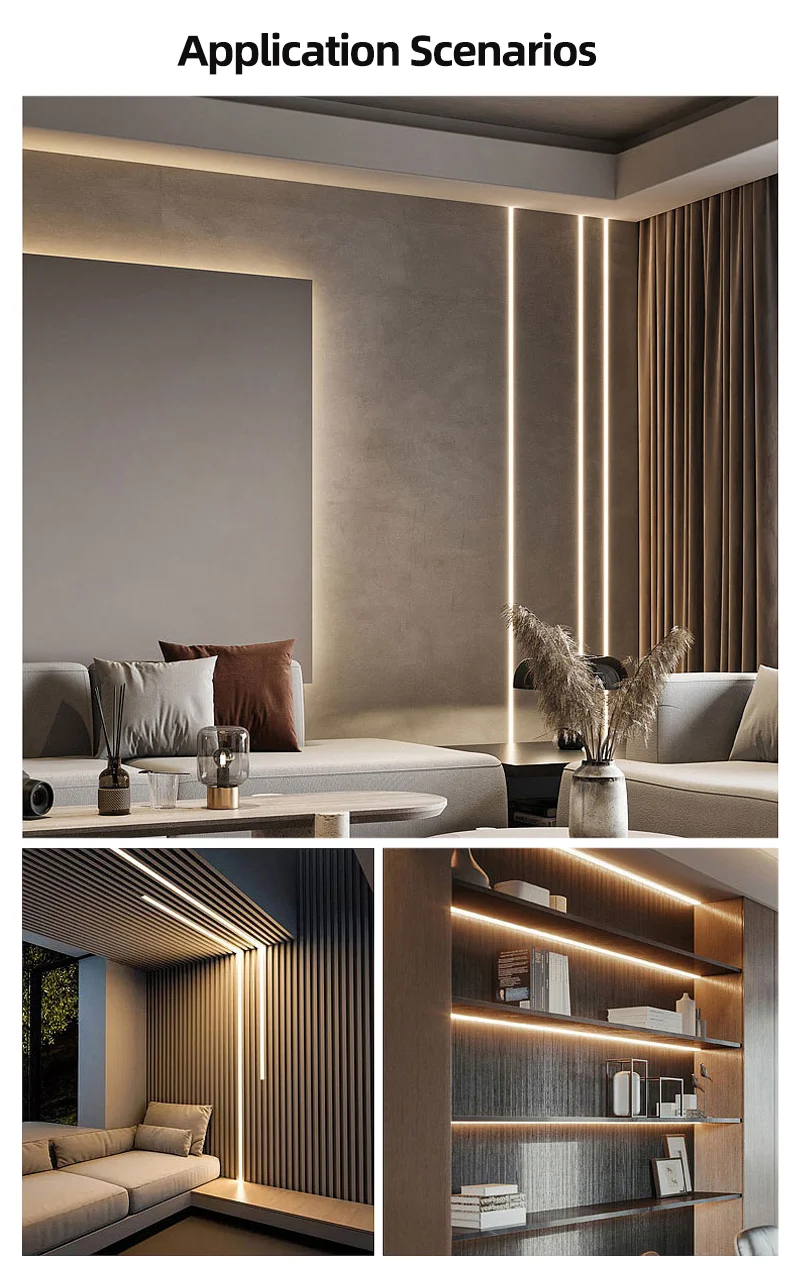 5050 220v 5v 12v 24v Cob 100ft Linear Profile Warm 2835 White Smart Smd ...