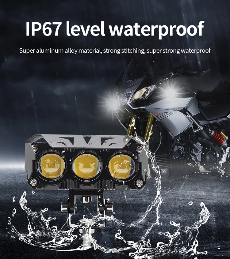 Wholesale 30W 60W Motorcycle Lighting System Dual Color 50W LED ...