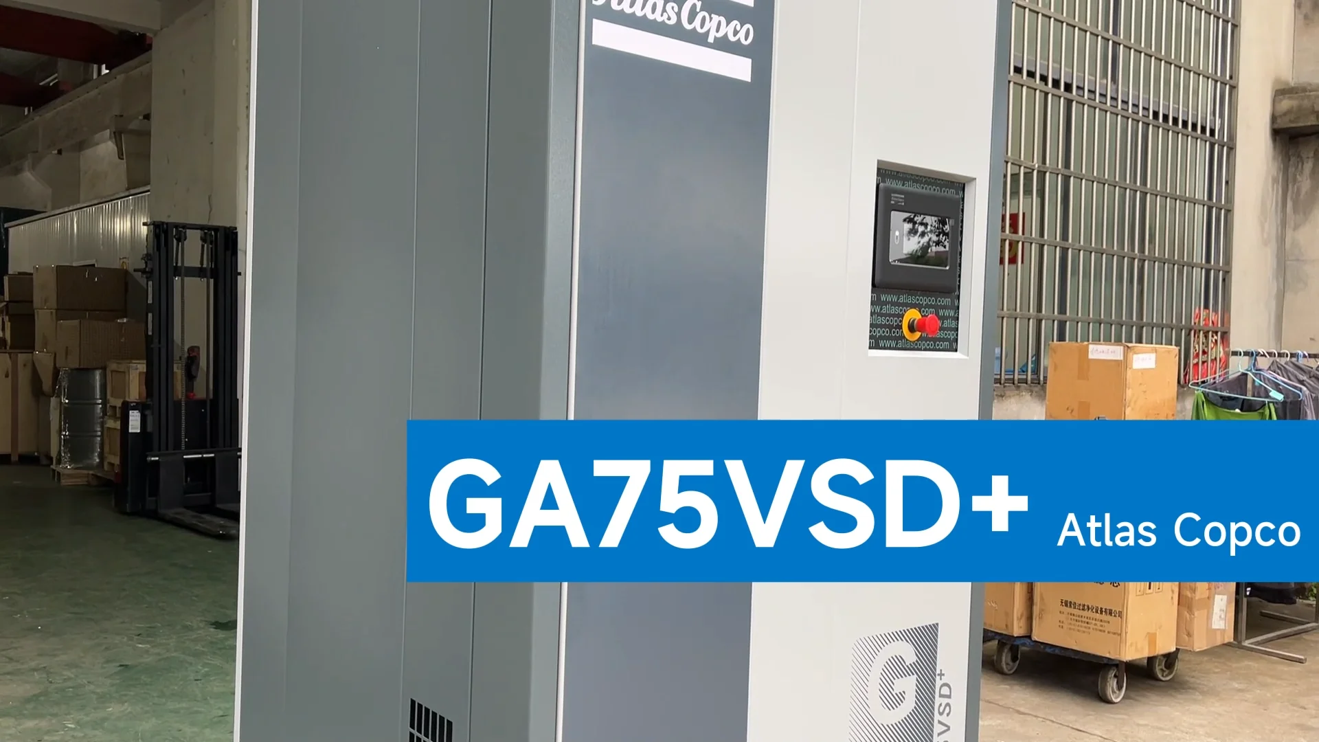 Ga75vsd Complete Atlas Copco Air Compressor Oil Injection Screw ...