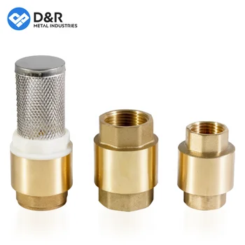 D&r Custom Full Size Brass Non Return Valve Dn15 1/2''-2'' 4inch One ...