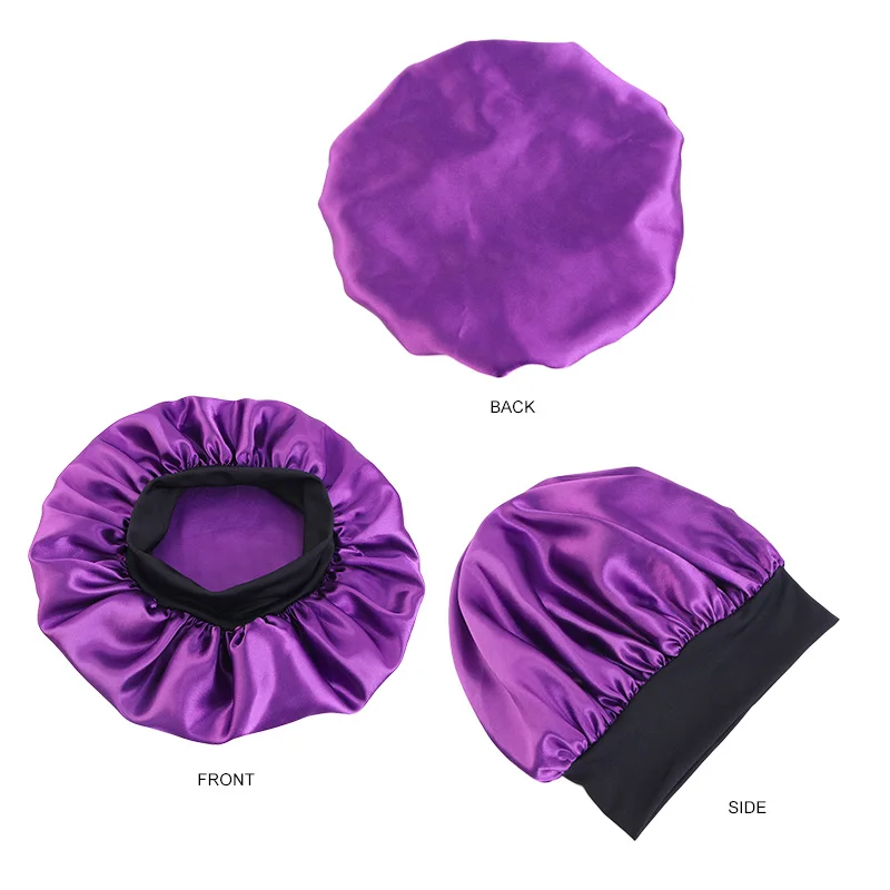 Wholesale Satin Bonnets - Gathertop Custom Logo Hair Accessories