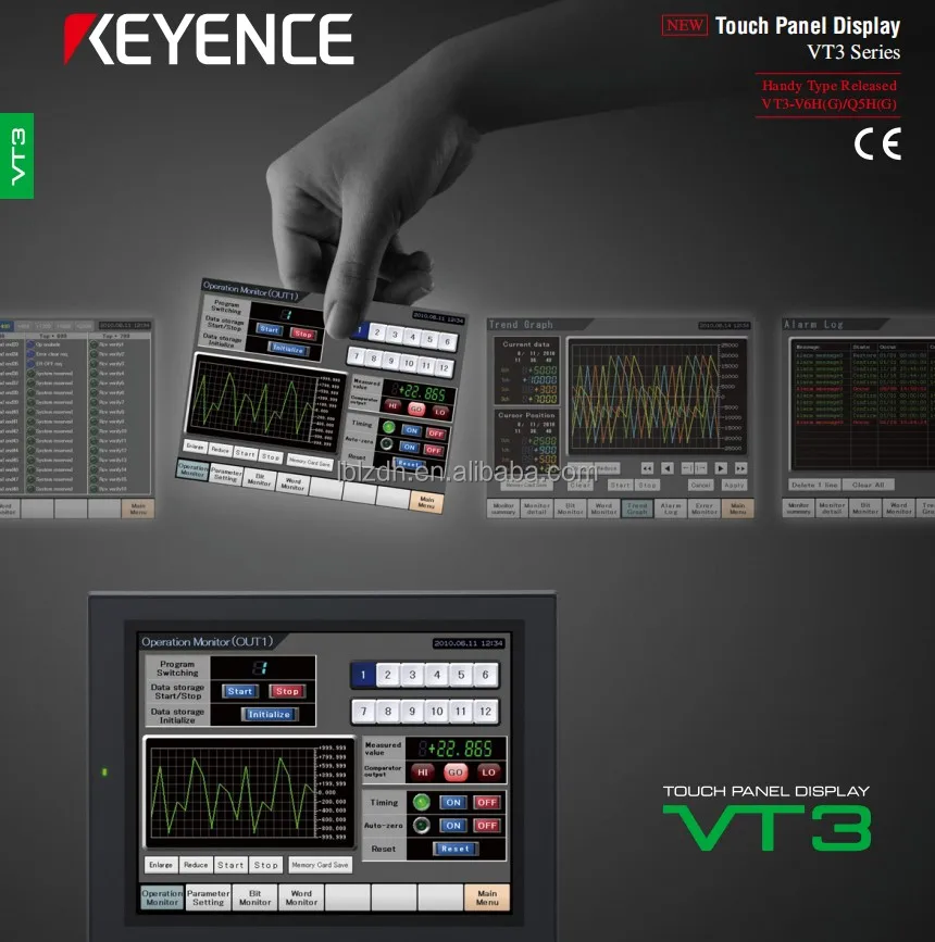 KEYENCE HMI Touch Screen VT3-W4T VT3-W4M VT3-W4G 4.3 Inch