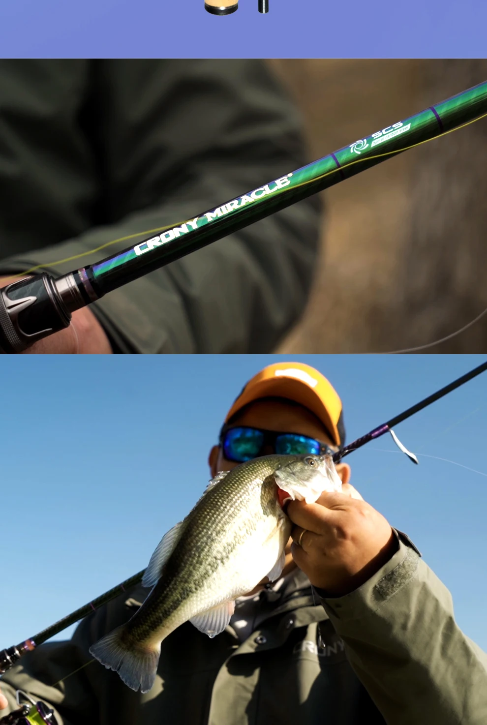 Casting And Spinning Extra Fast Action 4a Grade Cork Fuji F Ring Carbon ...