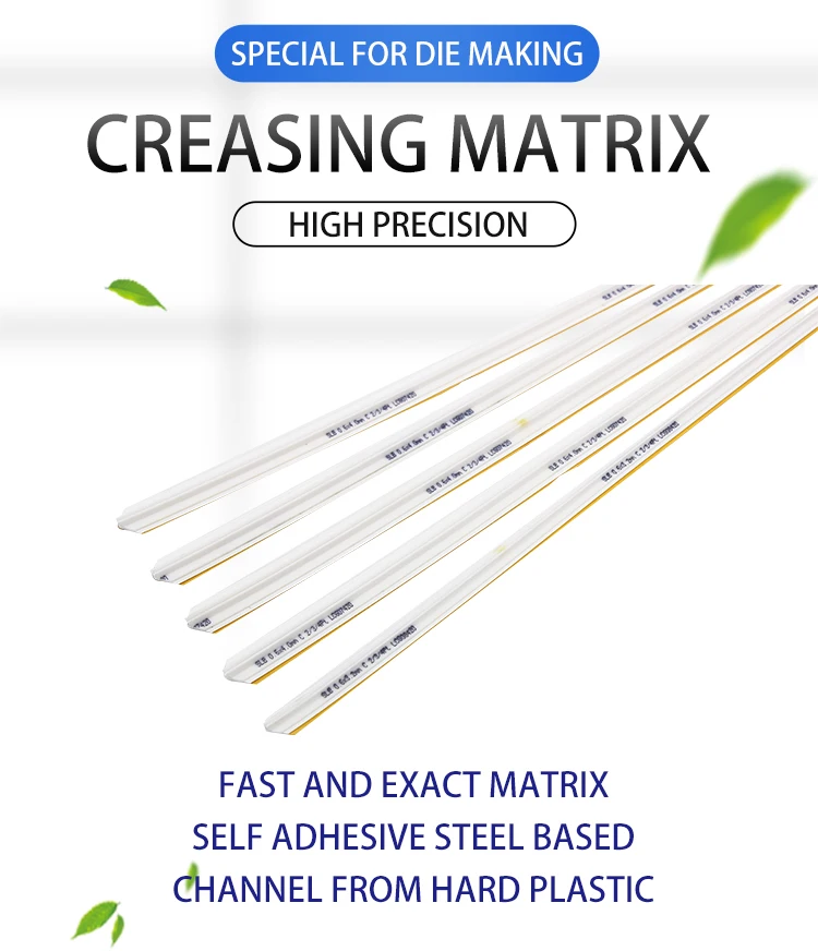 Pvc Channel Creasing Matrix For Die Cutting - Buy Adhesive Plastic ...