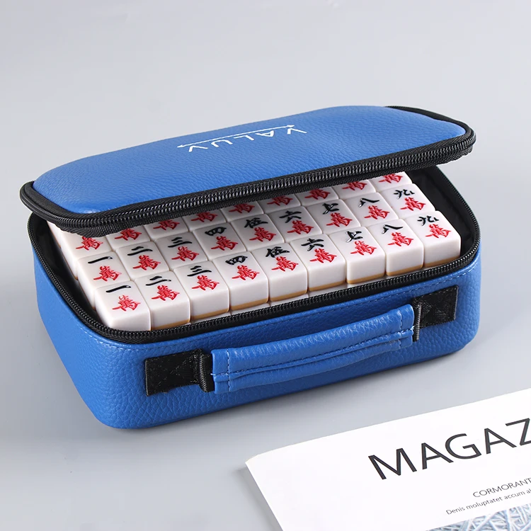 Custom Portable Chinese Mahjong Game Set for Travel