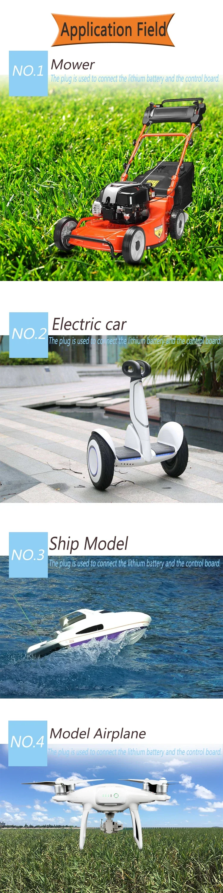 Qs10-s Male Female Plug Dc 180a-240a 750w Power Inlet Socket 4awg Pa ...