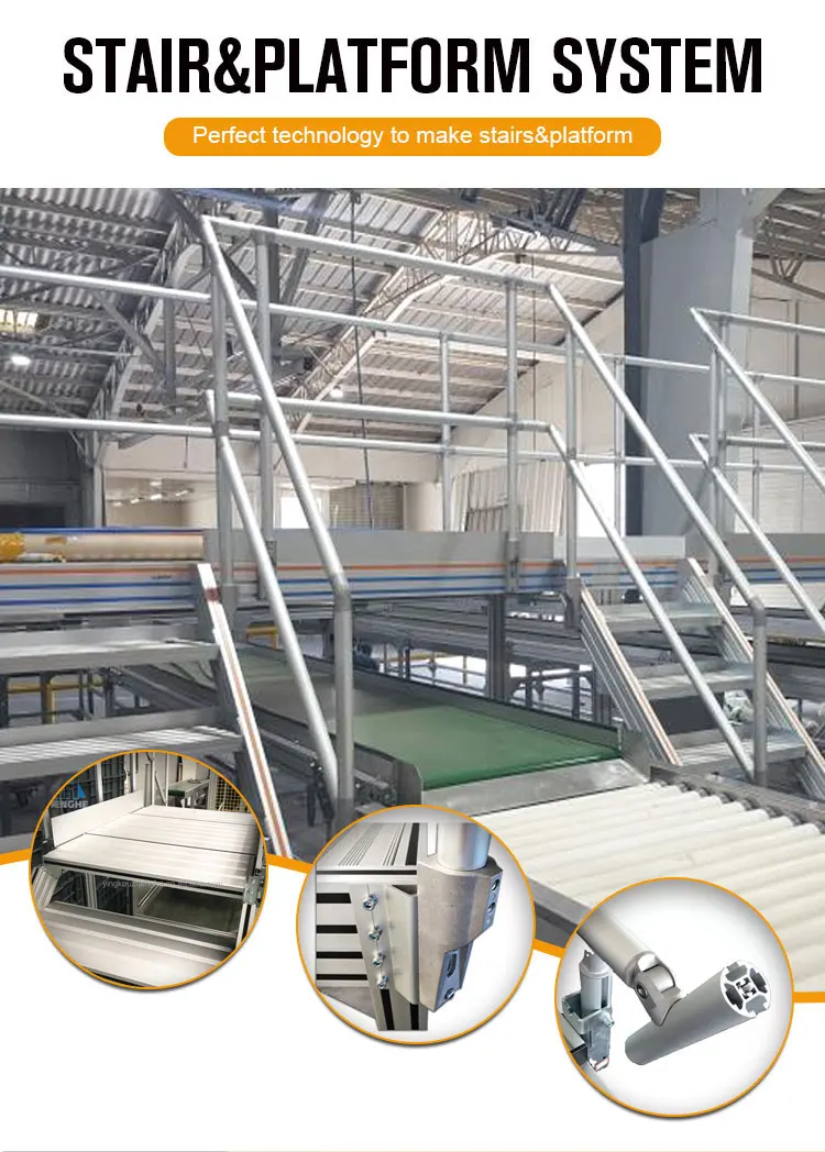 Catwalks Modular Assembly Stairway Aluminum Working Stair Ladder With ...