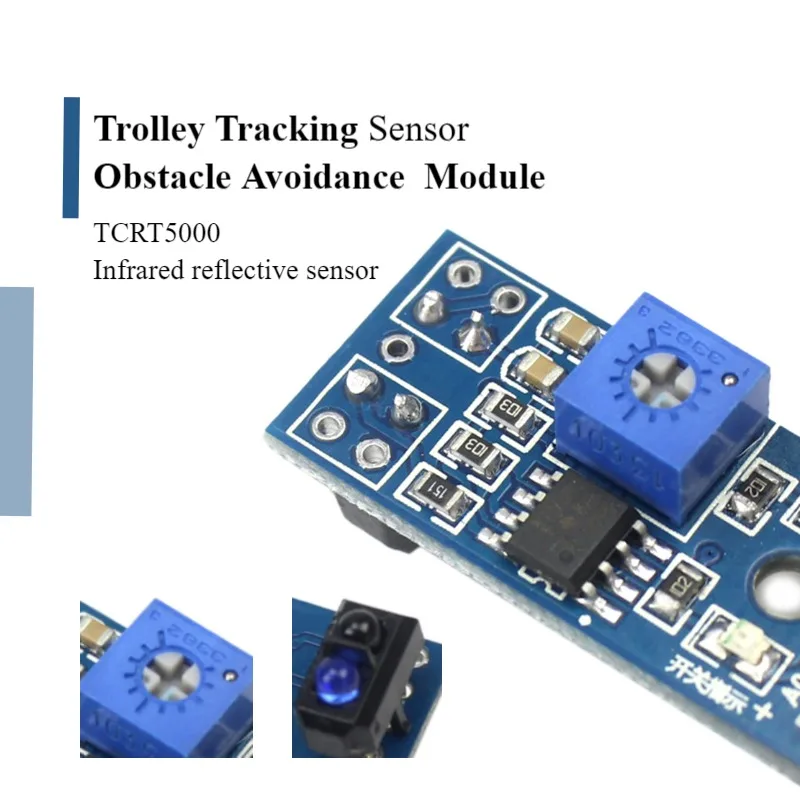 Tcrt5000 Trolley Tracking And Obstacle Avoidance Mh Sensor Module ...