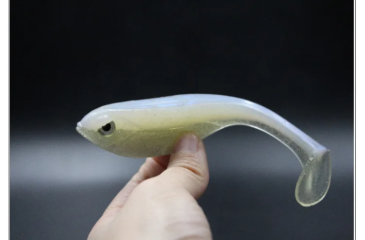 Selco 12cm Tpr Double Color Plastic Pike Soft Swimbait