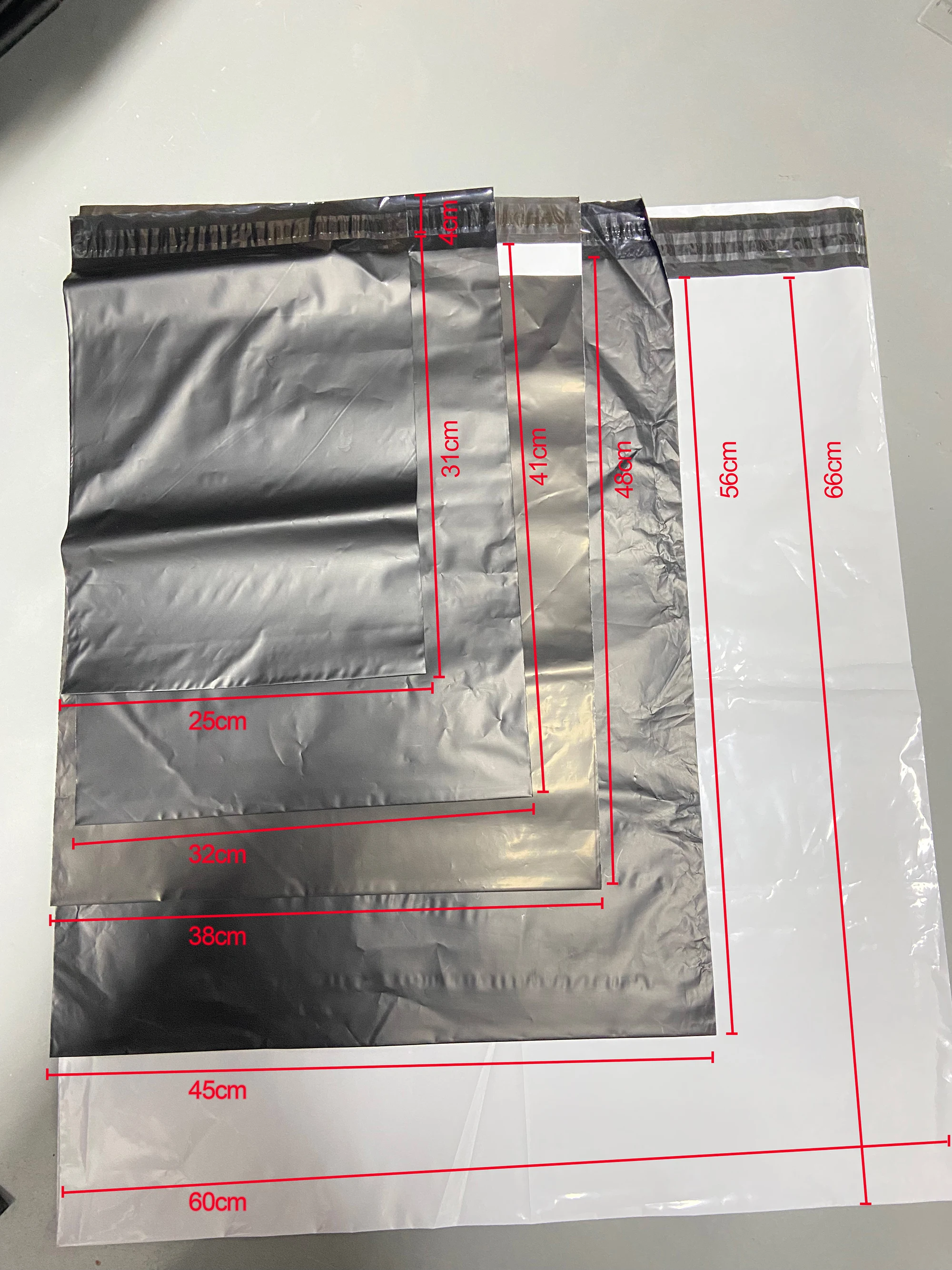 Biodegradable Custom Logo Poly Mailer Bags for Clothing Shipping - Tear ...