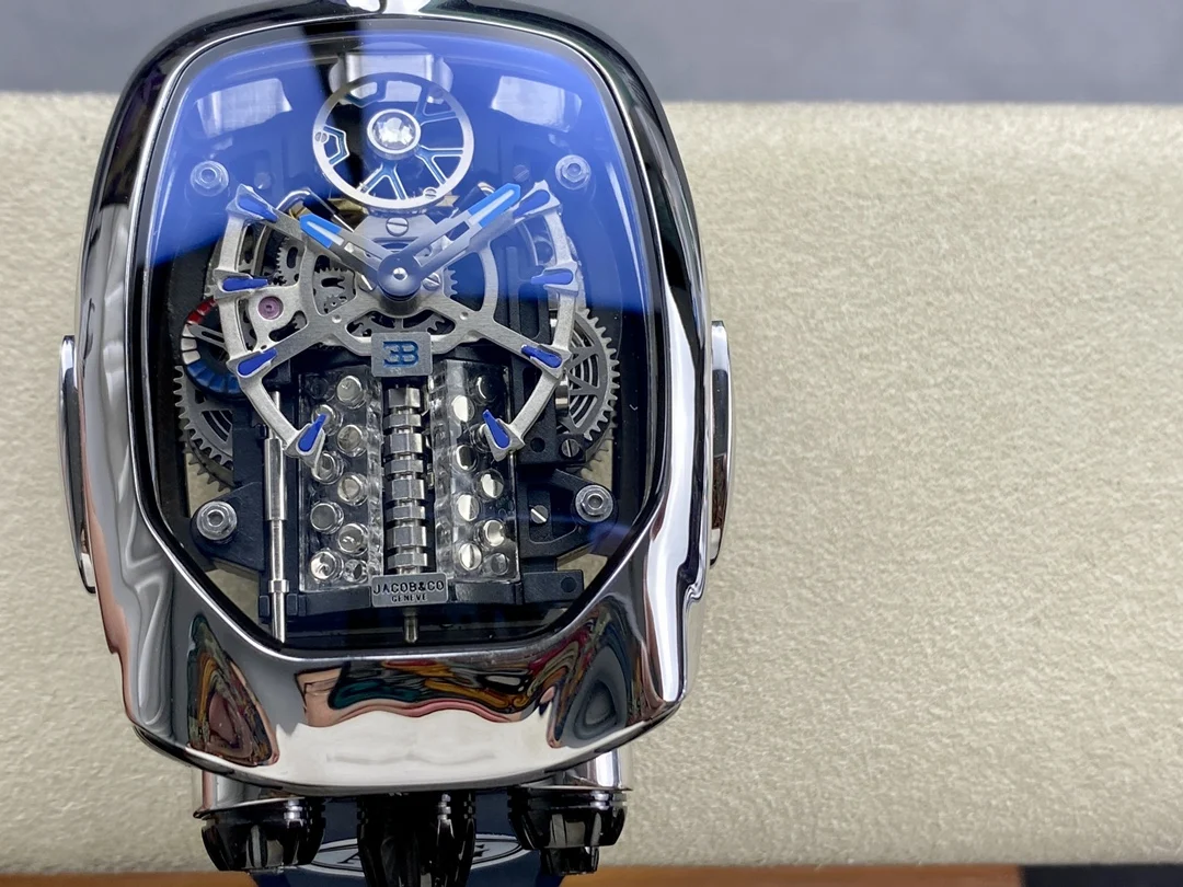 Jacob Co Luxury Bugatti Chiron Tourbillon Rose Gold Watch