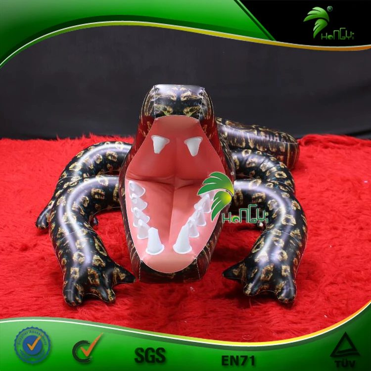 Realistic Inflatable Crocodile Inflatable Alligator Wild Animal Air Model Amusement Park Display ...