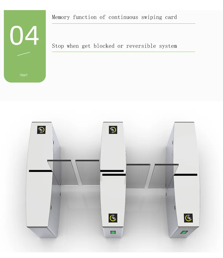 Office Sliding Gate Rfid Access Control Qr Code Full Height Sliding ...