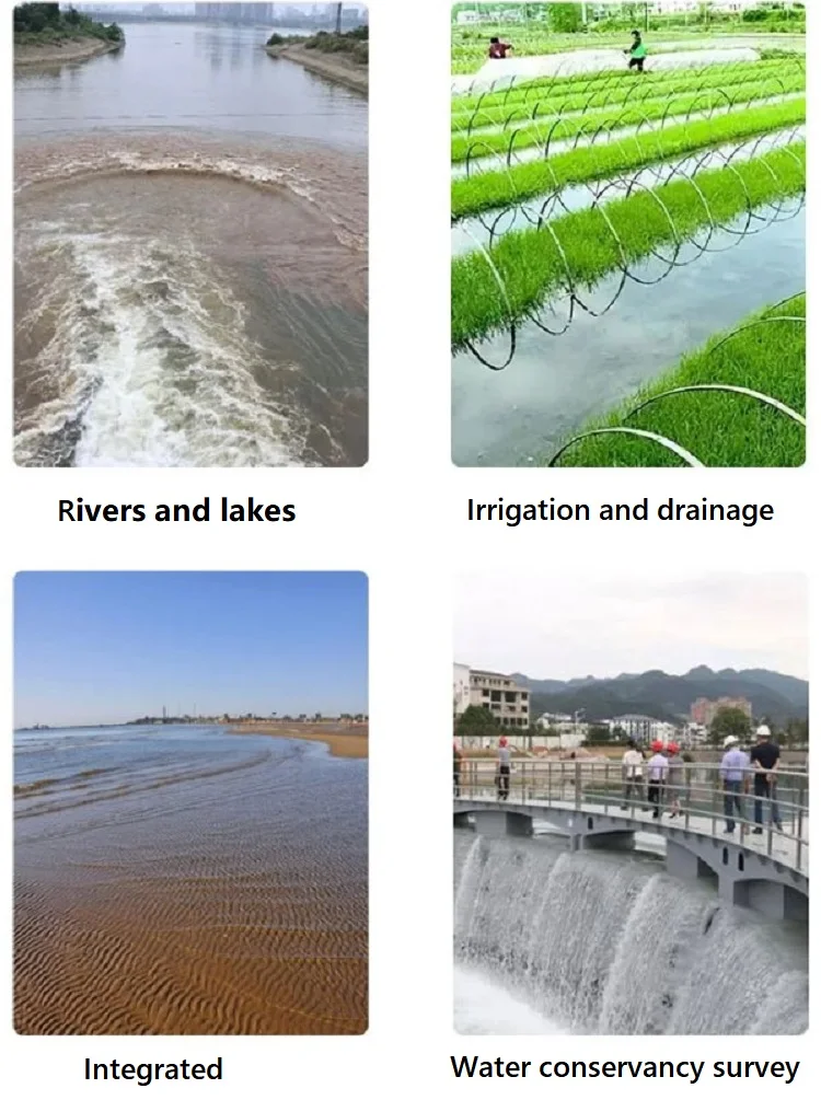 Open Channel Velocity Meter River Flow Meter Water Level Flow Sensor ...