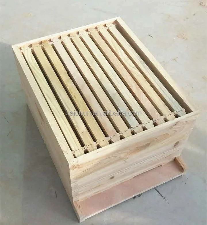 Beekeeping Wooden Beehive Bottom Board Hive Base Langstroth 10 Frame ...