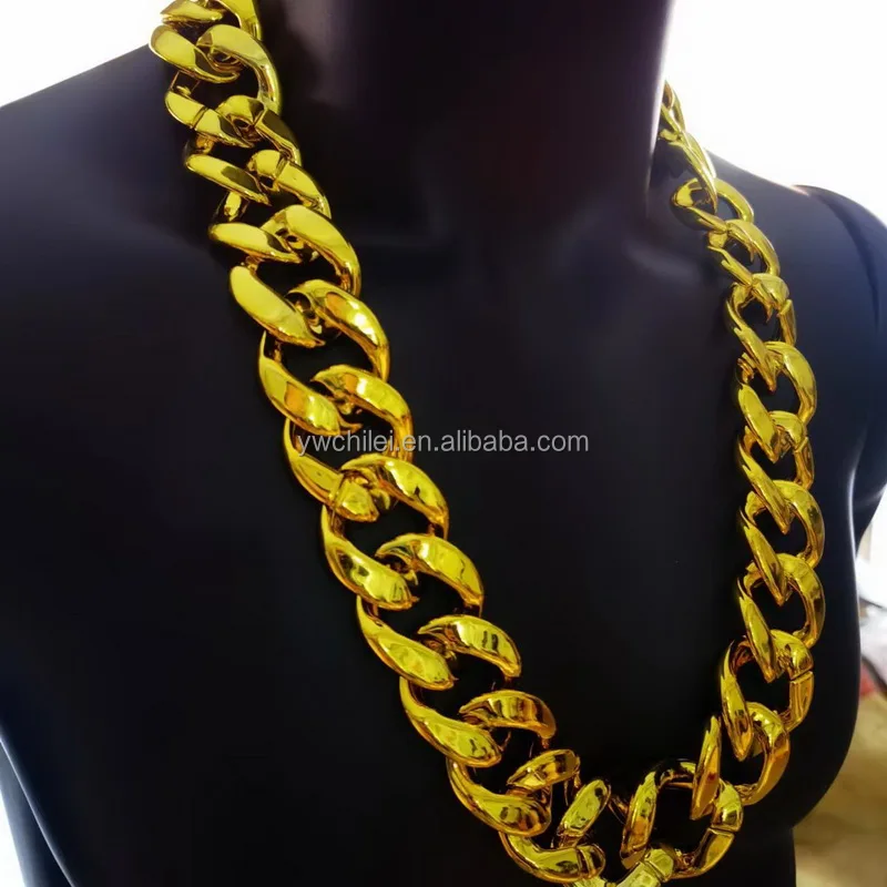Rapper Gold Chain 90s Hip Hop Necklace - WEIKAI Jewelry