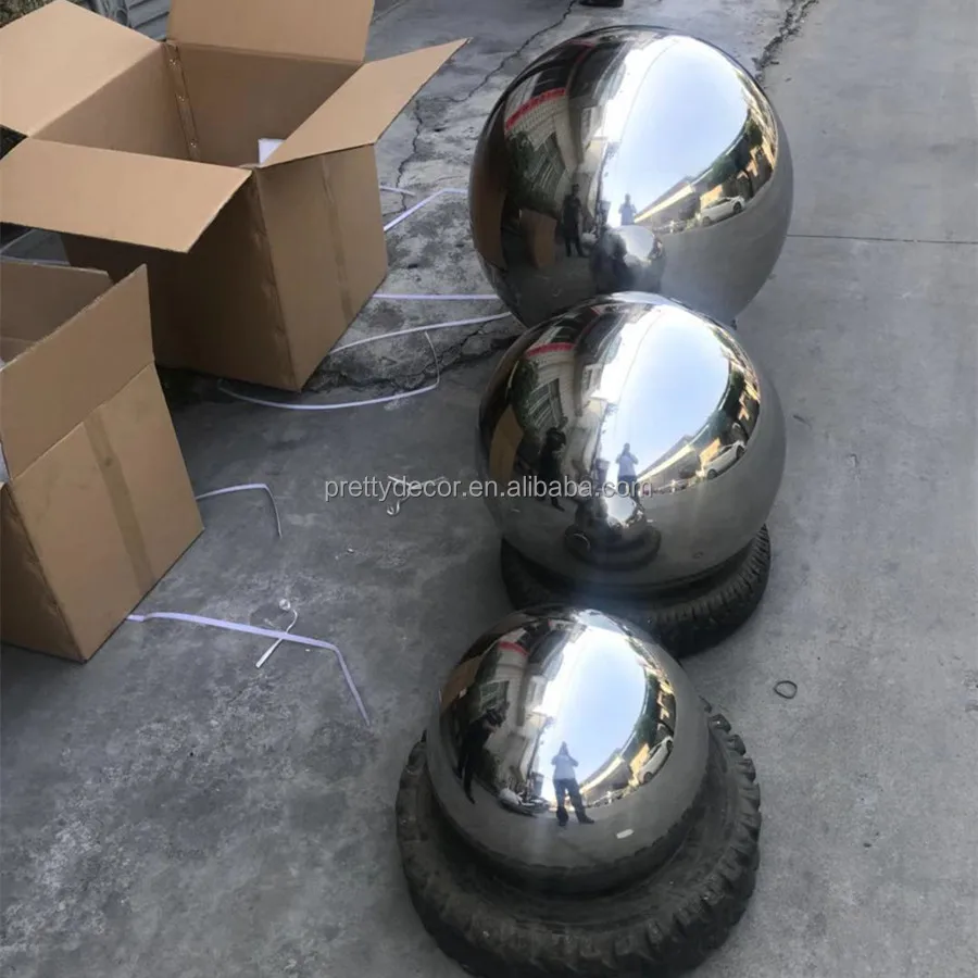 Big Metal Ball - Durable 24 Inch Stainless Steel Sphere