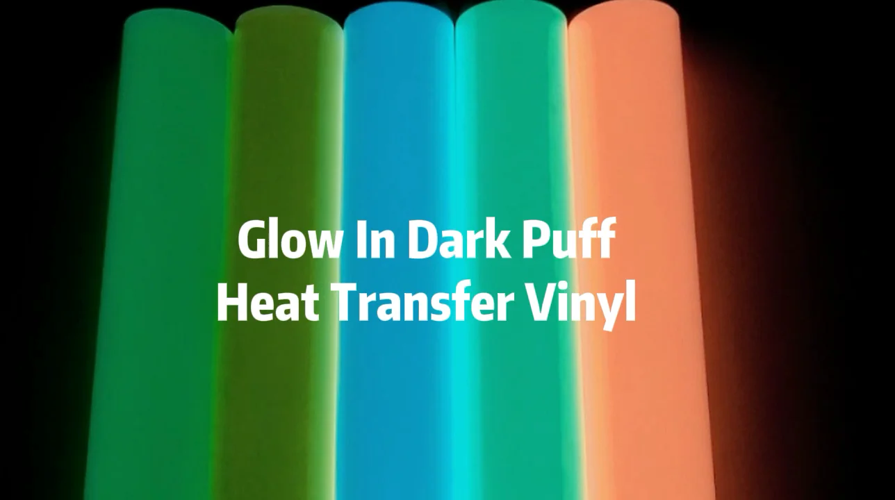 Wholesale Rolls Htv Textile Fabric Photoluminescent 3d Puffs Heat ...